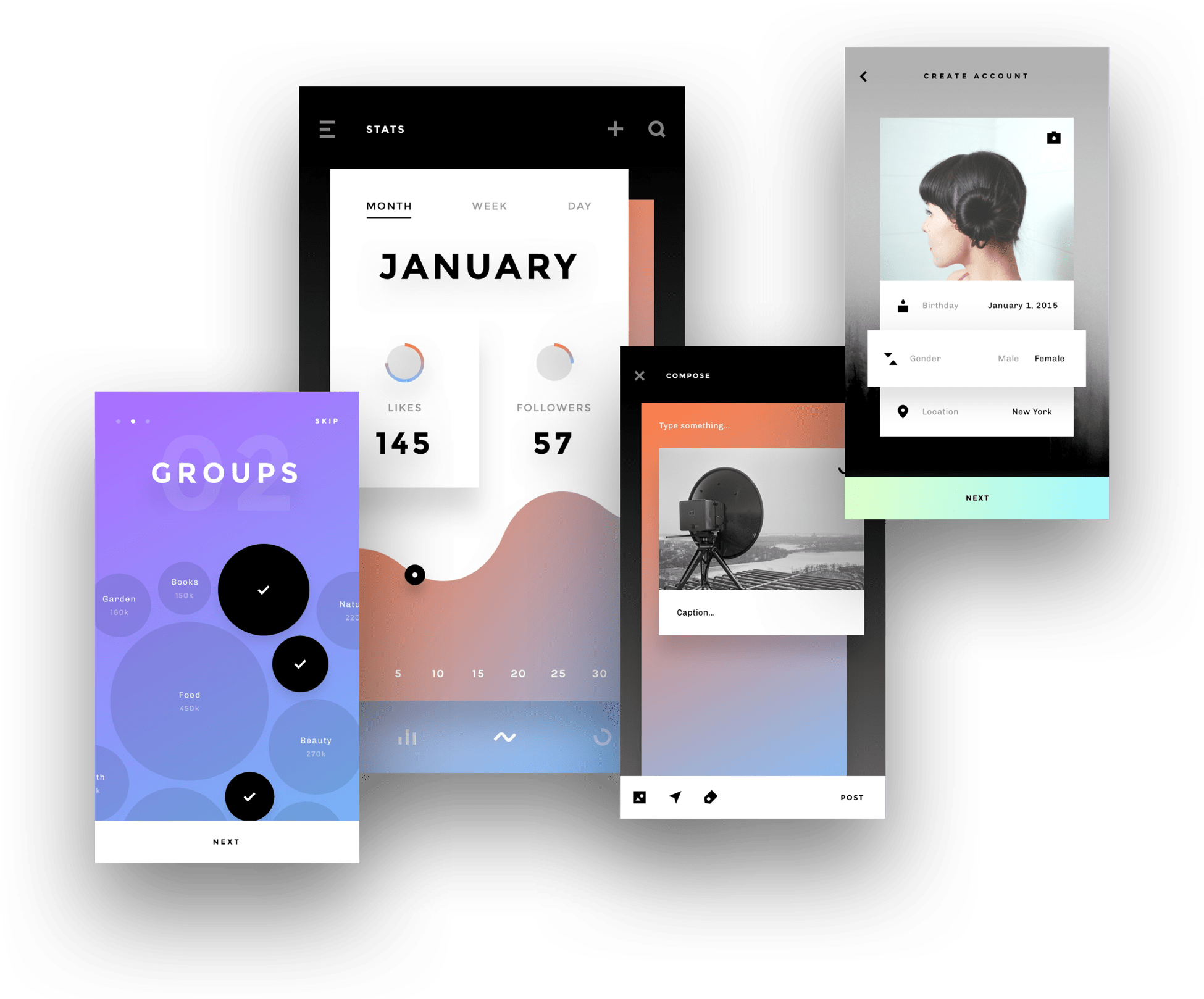 Download Get The Relate Ui Kit Today - Design - Full Size PNG Image ...