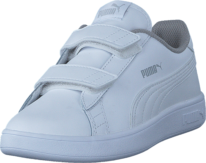 Download Puma Smash V2 L V Ps Puma White-puma White - Shoe - Full Size ...