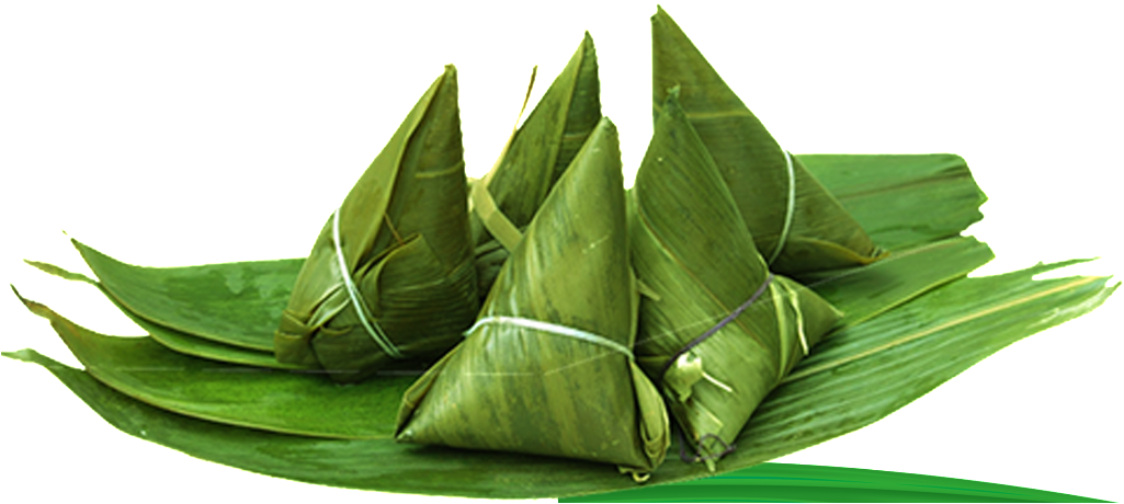 Download Beautiful Dumplings Leaves Hd Vector - Food Suman Transparent ...