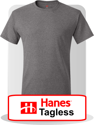 Download Hanes Tagless - T-shirt - Full Size PNG Image - PNGkit