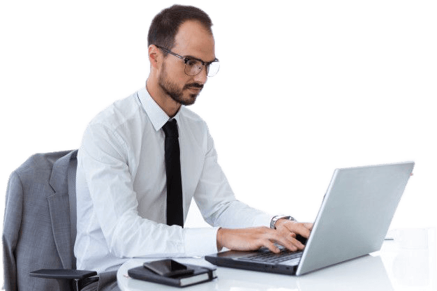 Download Man Working In An Office - Full Size PNG Image - PNGkit