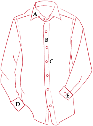 Download Shirt Outline Button Cuff - Shirt Outline Png - Full Size PNG ...
