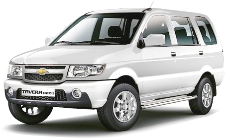 Download Tavera Car On Rent - Chevrolet Tavera White Colour - Full Size ...