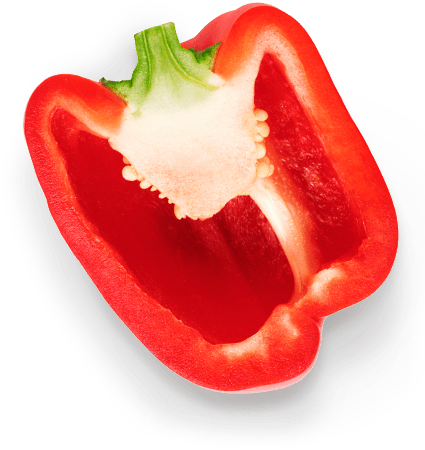 Download Left Vignette - - Red Bell Pepper - Full Size PNG Image - PNGkit