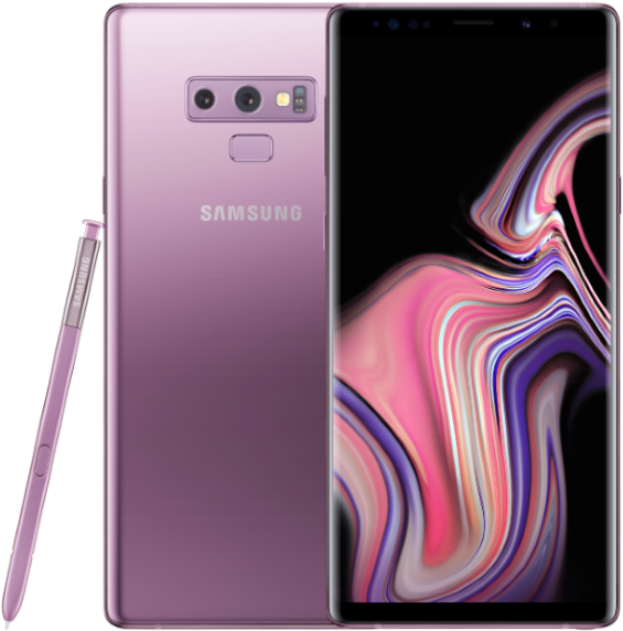 Download Two Ocean Blue Galaxy Note9s, One Seen From The Rear - Samsung ...