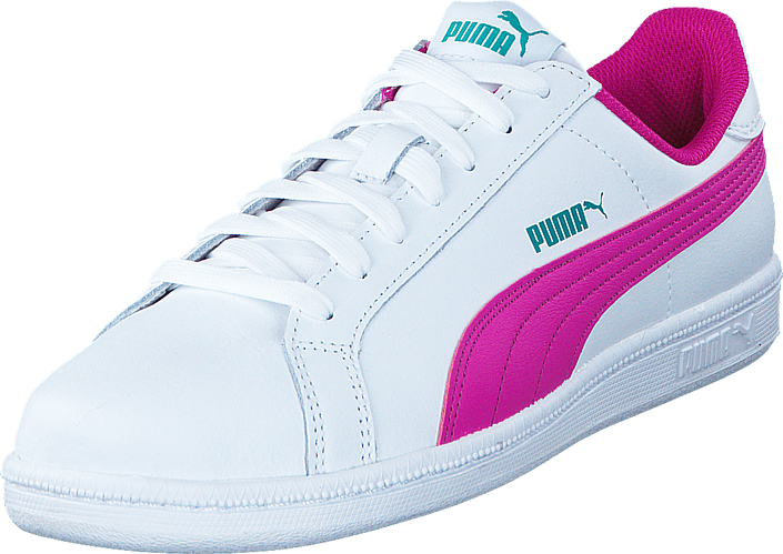 Download Puma Smash Fun L Jr 011 Wht/pink 57414-01 Womens Leather ...