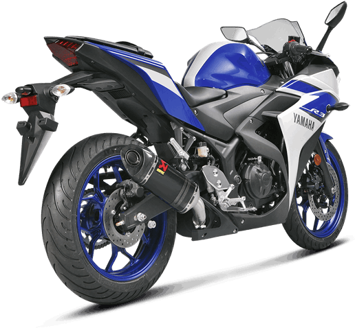 Download Transparent Akrapovic Carbon Slip-on Exhaust Yamaha R3 ...