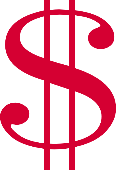 Download Money Sign Clip Art At Clker Com - Red Dollar Sign Clip Art ...