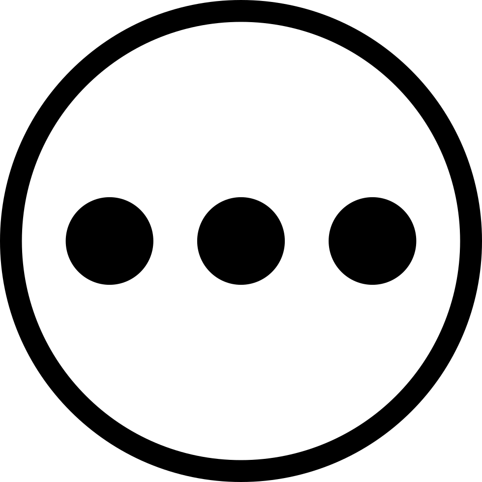 Download More Circular Button Interface Symbol Of Three Horizontal ...