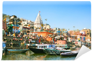 Download View To Prayag Ghat On The Sacred River Ganges, India - Uttar ...