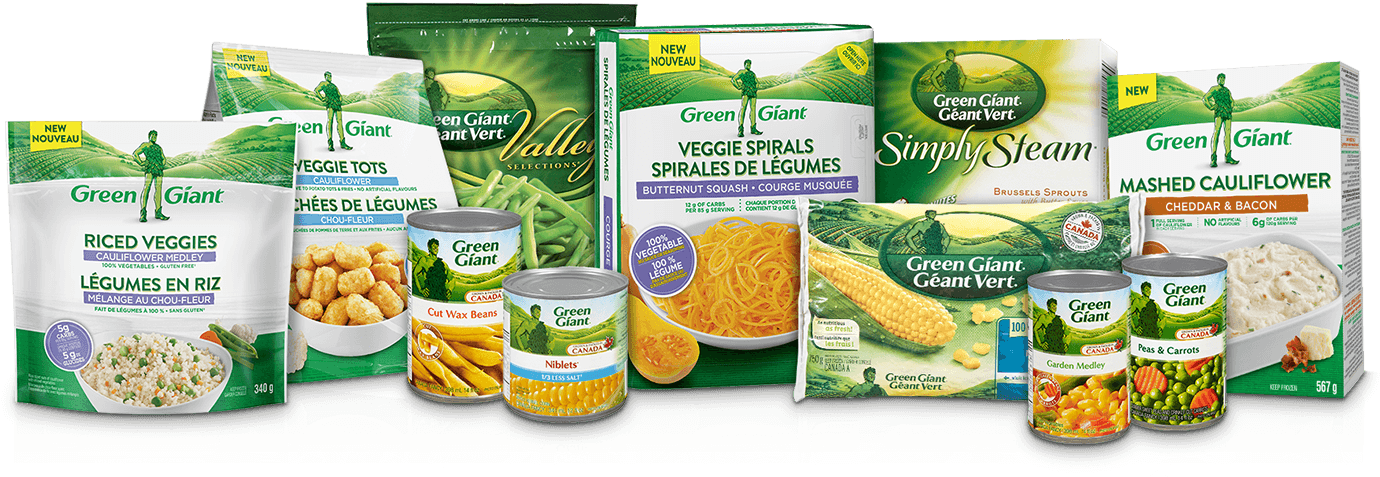 Download Green Giant Canada Our Products Png Spiral Green Giant - Green ...