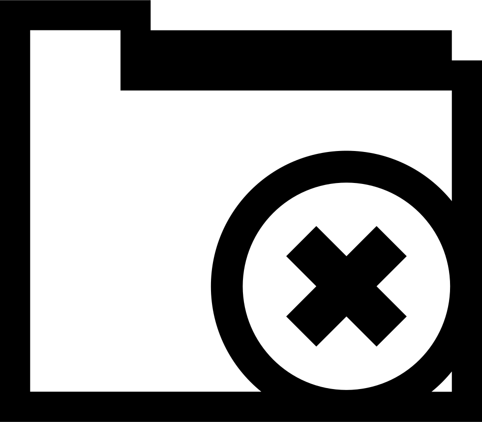 Download Folder Cancel Button - X In A Circle Png - Full Size PNG Image ...