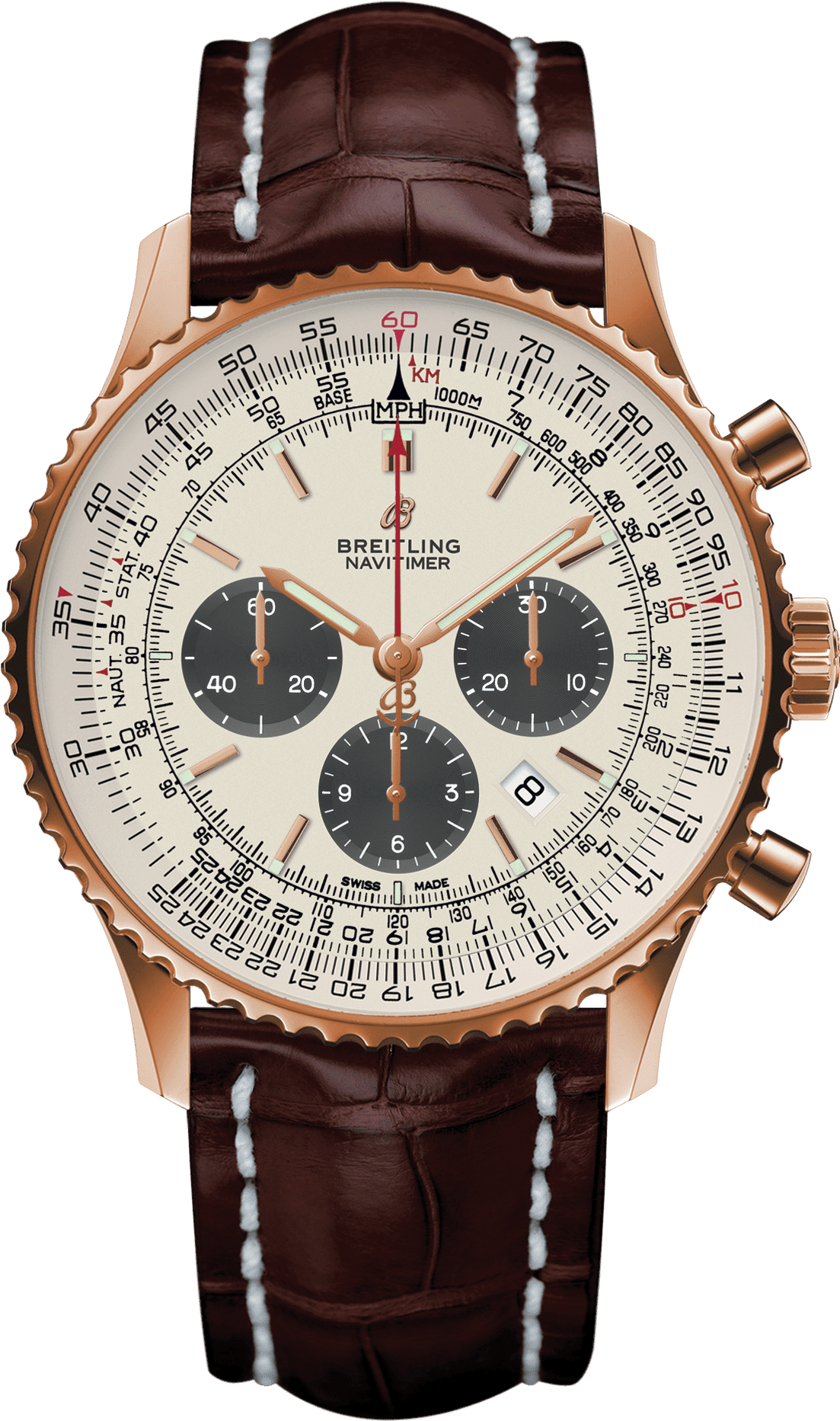 Download Navitimer 1 B01 Chronograph 46 Brown Croco Rb0127121g1p1 ...