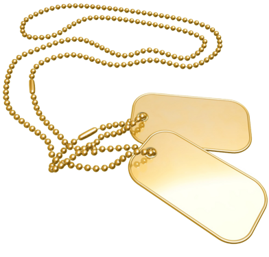 Download Dog Tag Chain Png - Dog Tag - Full Size PNG Image - PNGkit