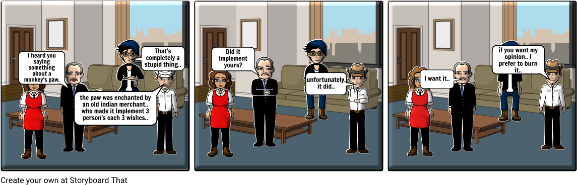 Download The Monkey's Paw - Cartoon - Full Size PNG Image - PNGkit