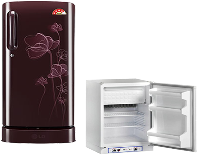 Download Single Door Refrigerator Transparent Background Png - Lg ...