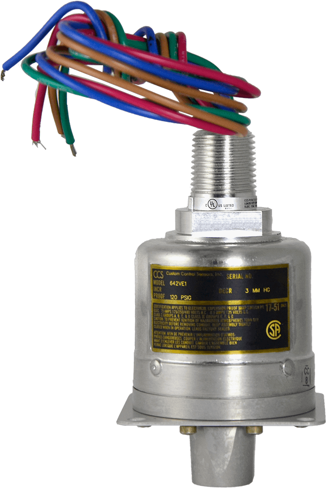 Download 642ve Series Pressure Switch - Pressure Switch - Full Size PNG ...