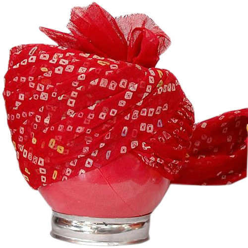 Download Royal Chundari Georgette Safa - Chunri Print Pagri - Full Size ...