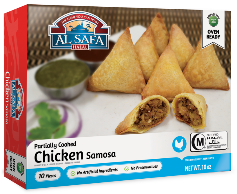 Download Chicken Samosa Par Cooked - Al Safa - Full Size PNG Image - PNGkit