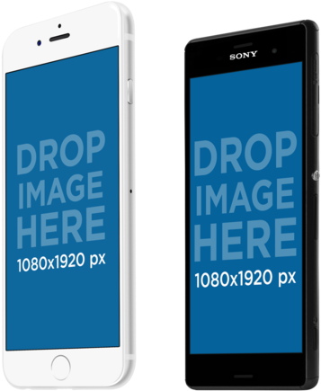 Download Ios And Android Mockup - Full Size PNG Image - PNGkit