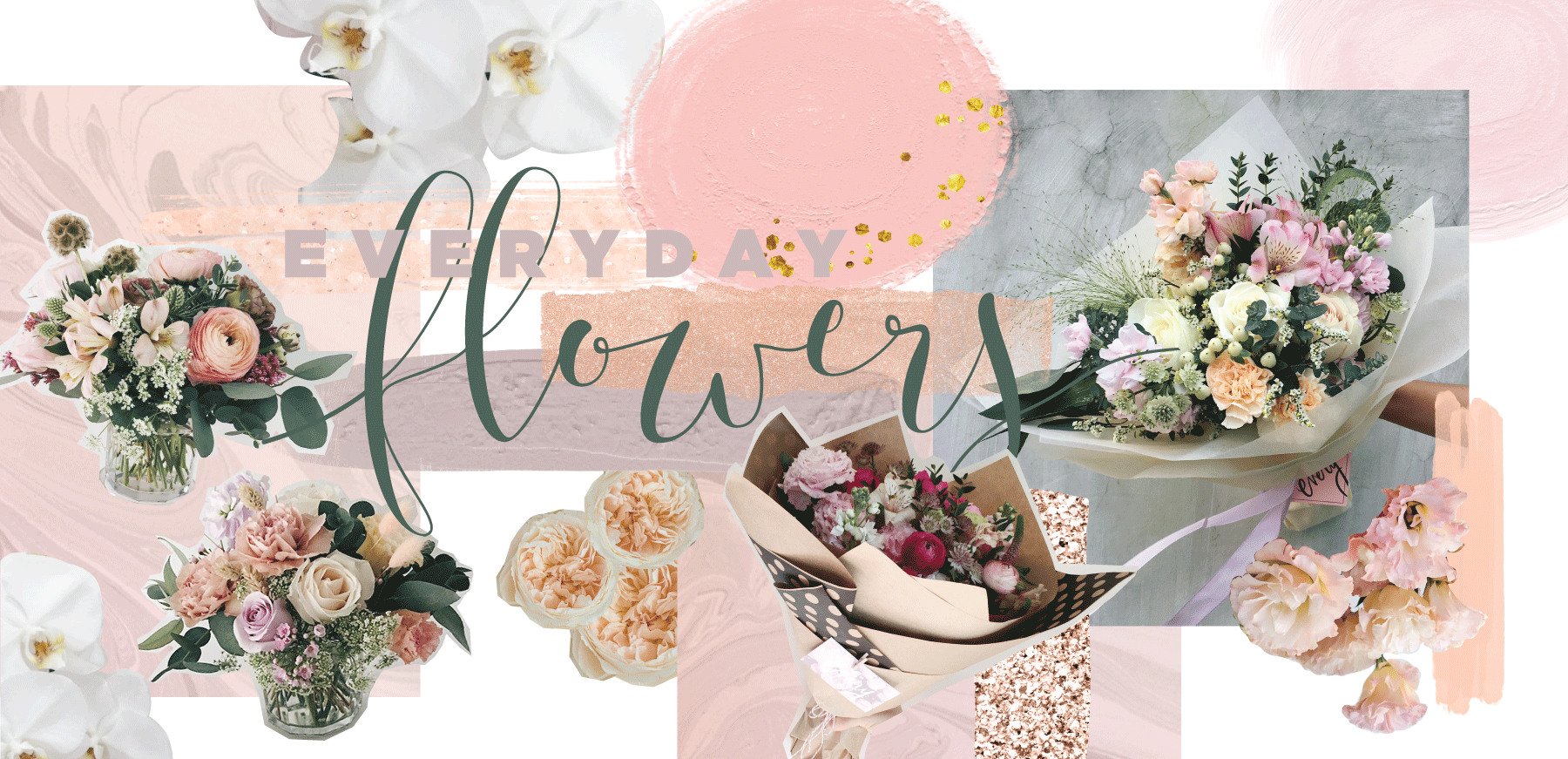 Download Everyday Flowers Bouquet Jar - Flower - Full Size PNG Image ...