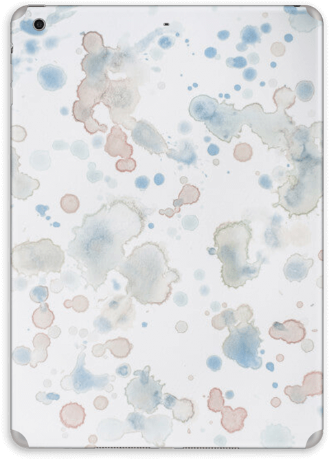 Download Lovely Watercolor Splash Skin For Your Laptop - Ipad - Full ...