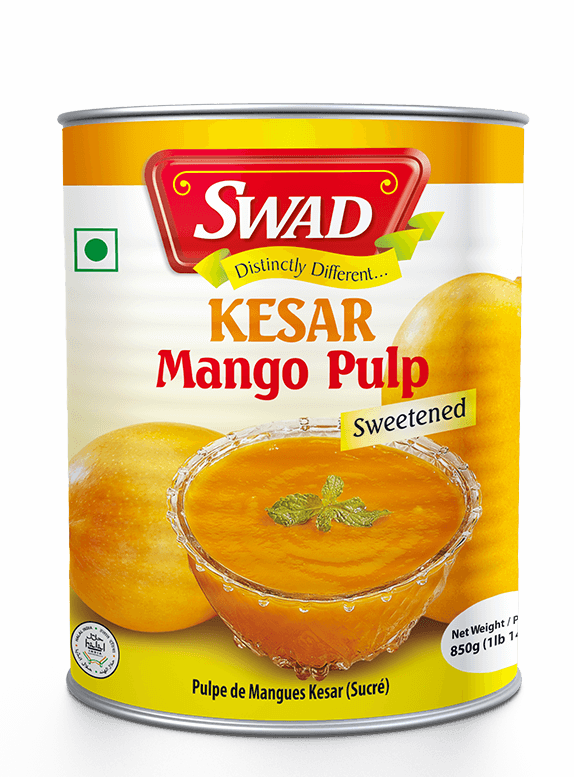 Download Swad Kesar Mango Pulp Sweetened, 850g - Full Size PNG Image ...