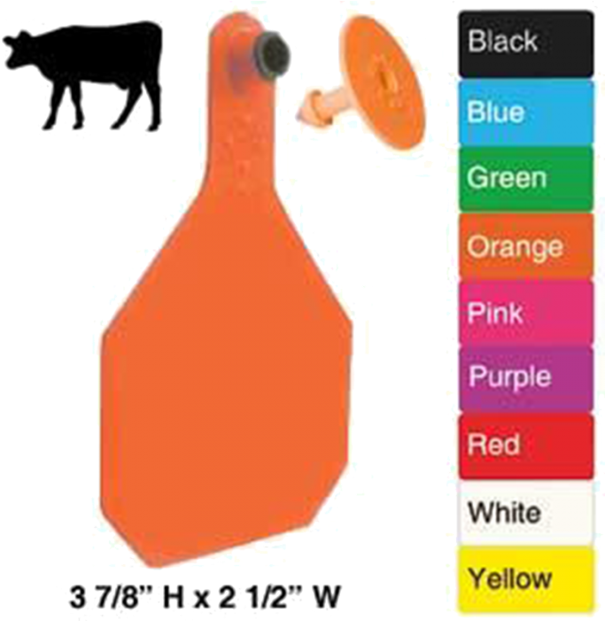 Download Ytex Blank 2 Piece Tag - Destron Fearing Duflex Large Cattle ...