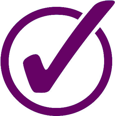 Download Tick Purple 400px - Check Mark Png Transparent - Full Size PNG ...