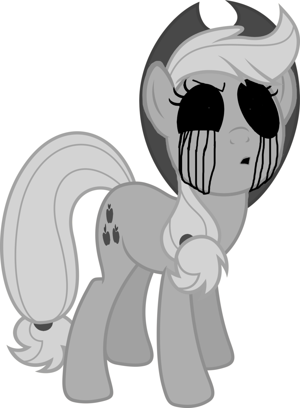 Download Angelacute234, Horror, Monochrome, Pony, Possessed, - Zalgo ...