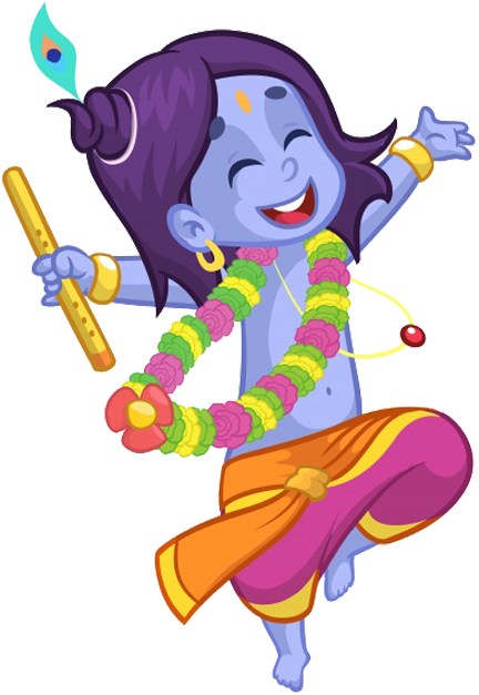 Download May Lord Krishna Always Shower His Blessings On You - Krishna Vector - Full Size PNG ...