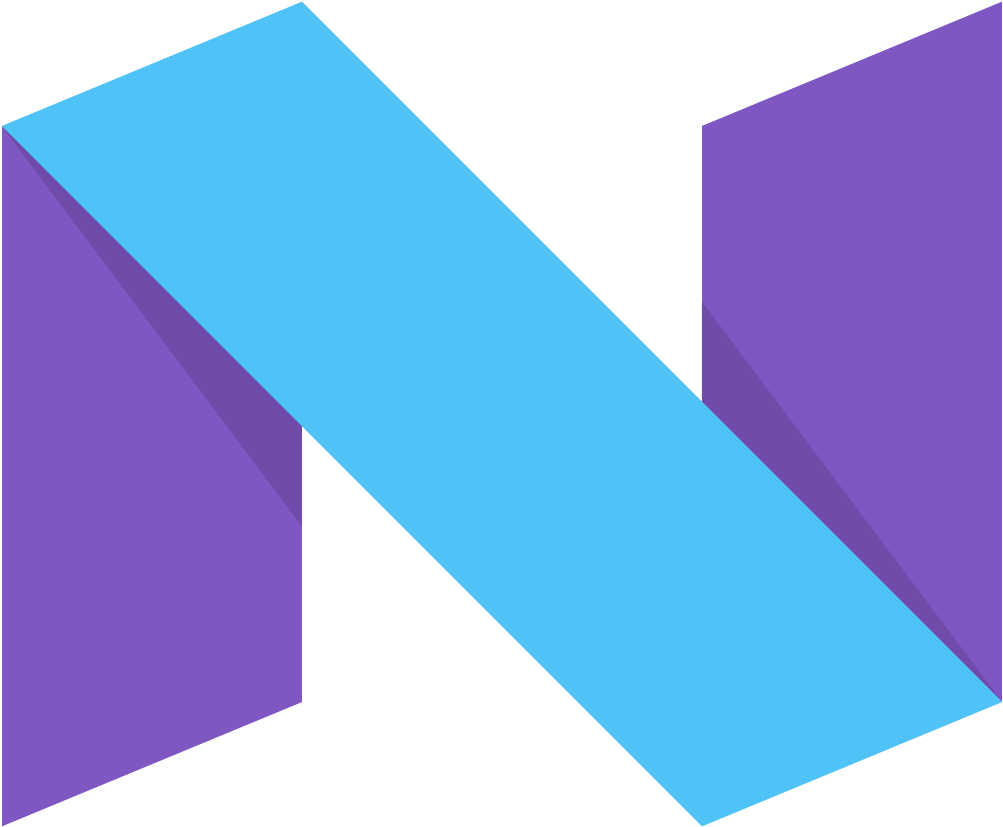 Download Android N - Android 7 Nougat Logo - Full Size PNG Image - PNGkit