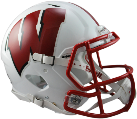 Download Wisconsin Football Helmet - Full Size PNG Image - PNGkit