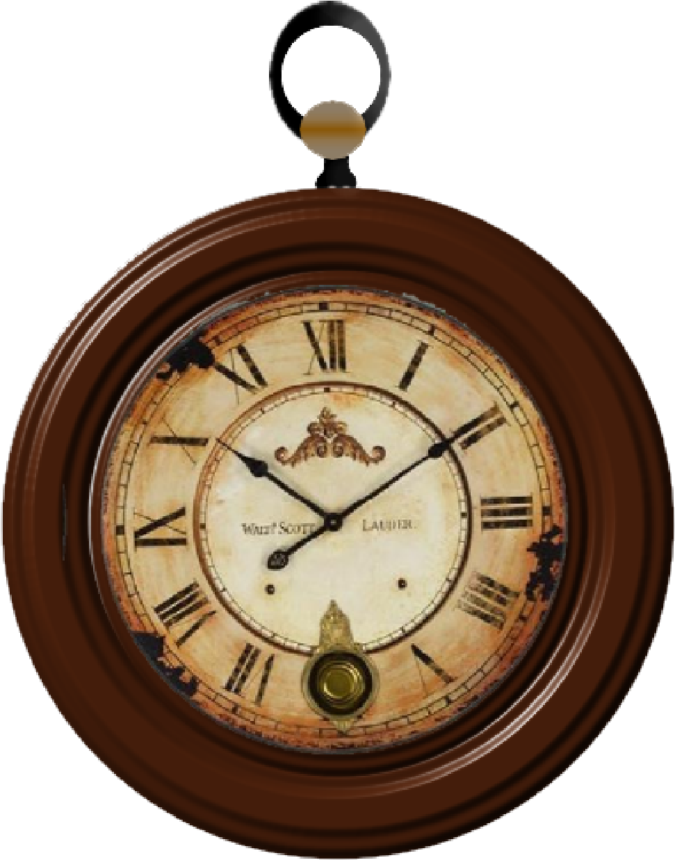 Download Vintage Clock Png - Full Size PNG Image - PNGkit