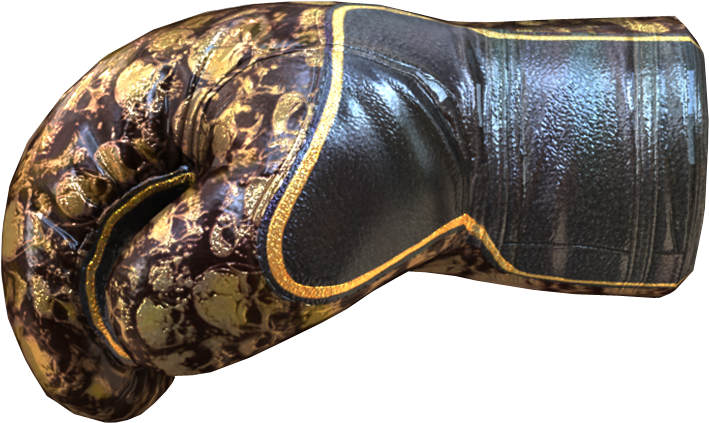 Download Boxing Gloves Gold Rusty Skull - Glove - Full Size PNG Image ...