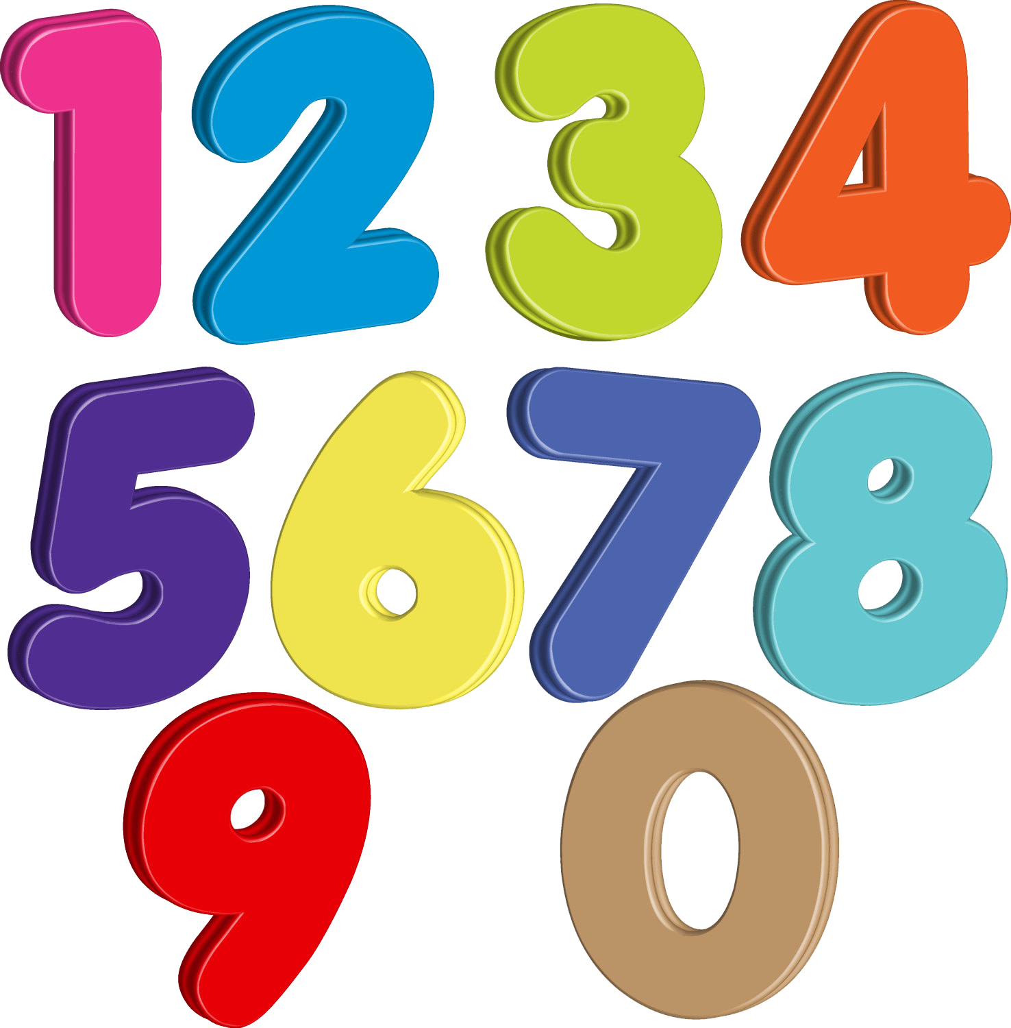 Download Transparent Numbers Clipart No Background - PNGkit