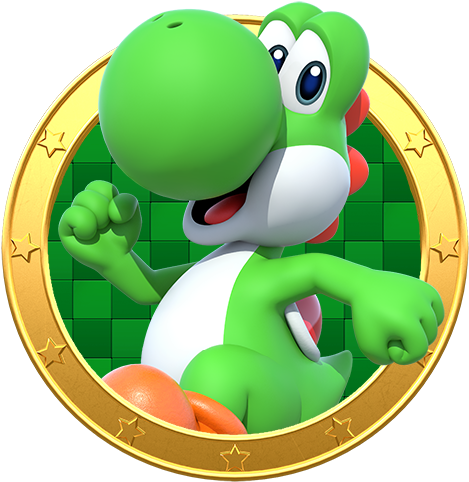 Download Transparent Yoshi - Wikipedia - Yoshi Super Mario Run - PNGkit
