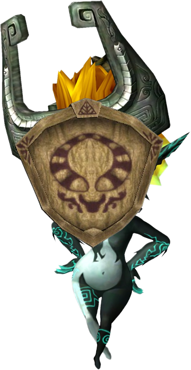 Download Transparent Midna Ordon Shield - Zelda Midna And Link - PNGkit