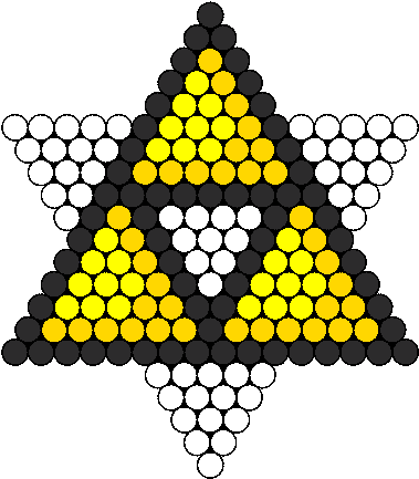 Download Triforce Of Courage Perler Perler Bead Pattern / Bead - Perler ...