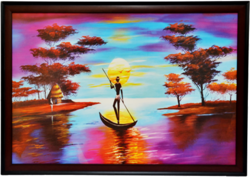 Download Modern Art Scenery Gift Set With Uv Print - Painting - Full ...