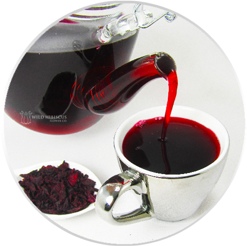 Download Heart-tee Hibiscus Tea In Pot - Hibiscus Tea - Full Size PNG ...
