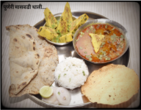 Download Maaswadi Thali - Chapati - Full Size PNG Image - PNGkit