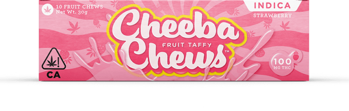 Download Cheeba Chews Indica Strawberry Taffy - Full Size PNG Image ...
