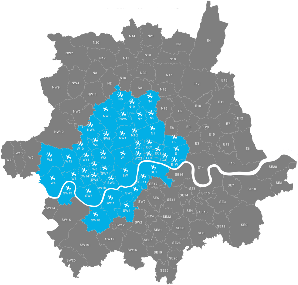 Download 02 London Postcodes 5 Map - Full Size PNG Image - PNGkit