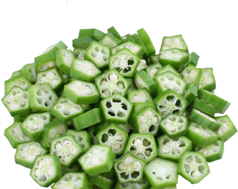 Download Chopped Lady Finger - Bhindi Ke Fayde In Hindi - Full Size PNG ...