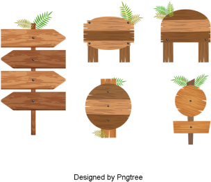 Download Transparent Wood Signage Png Images - Cartoon - PNGkit