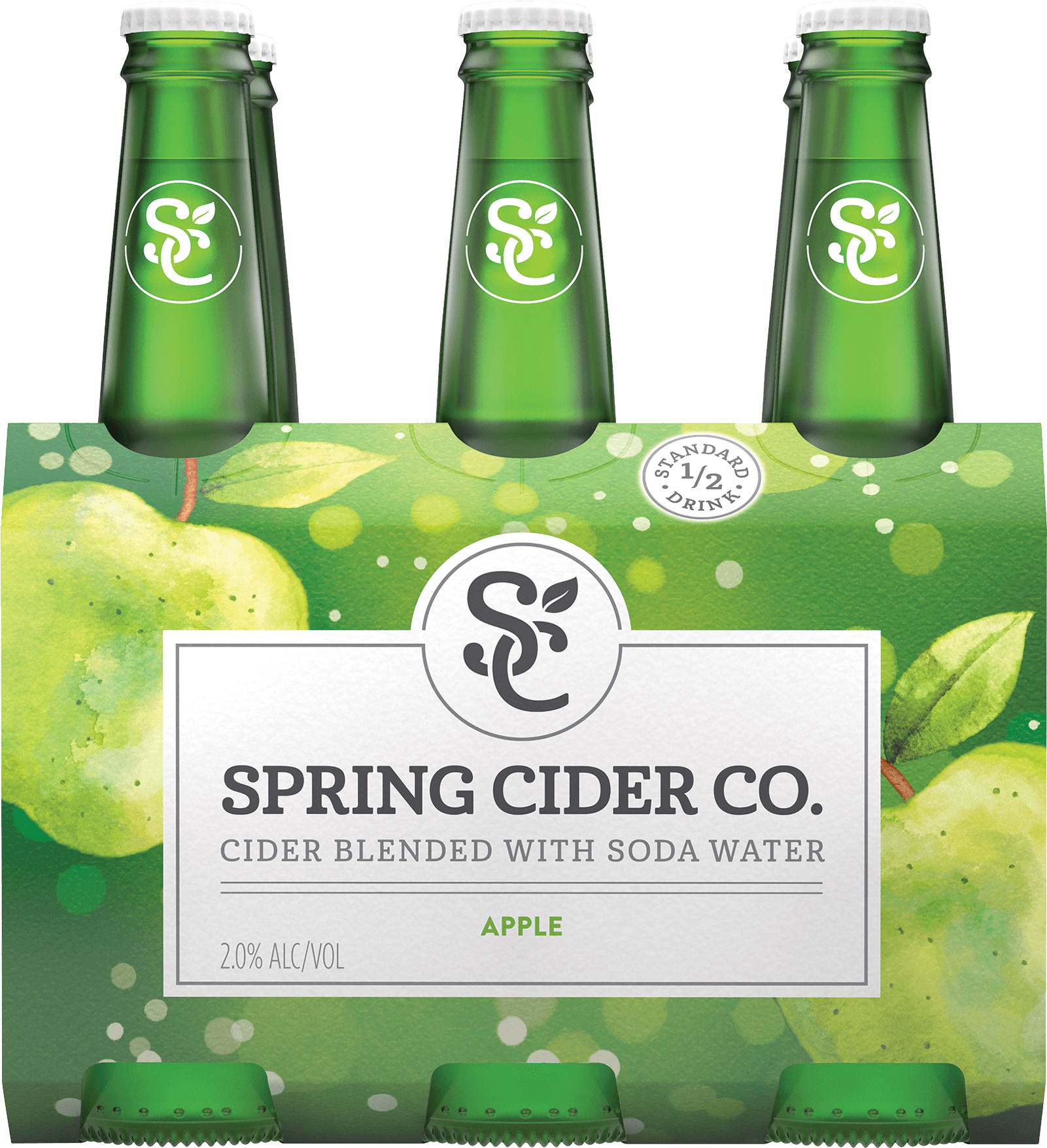 Download Apple Cider Blended With Soda Water 330ml 6 Pack - Spring ...