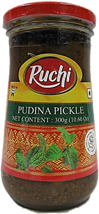 Download Ruchi Pudina Pickle 300g - Ruchi Pickles - Full Size PNG Image ...
