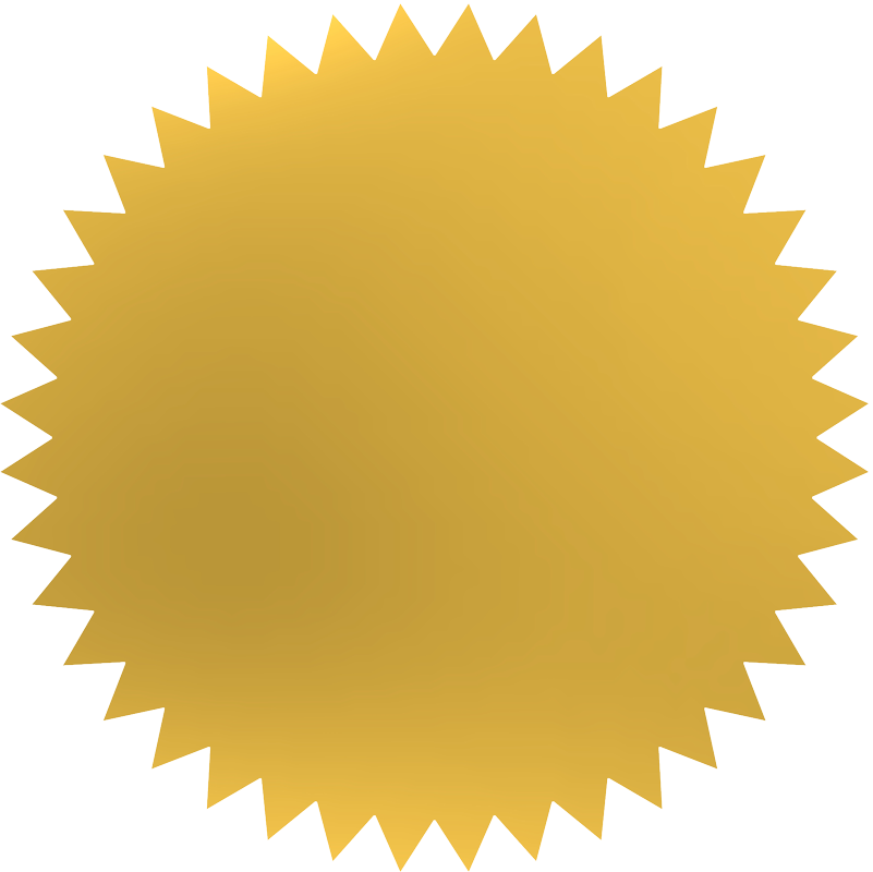 Download Transparent Blank Gold Sticker - Best Seller - PNGkit