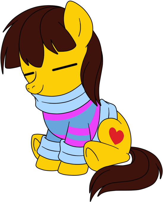 Download Ambiguous Gender, Artist - My Little Pony Undertale Frisk ...